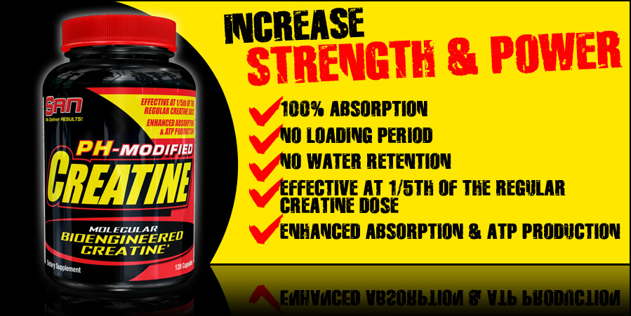 PH-Modified Creatine от SAN, купить, отзывы и рекомендации